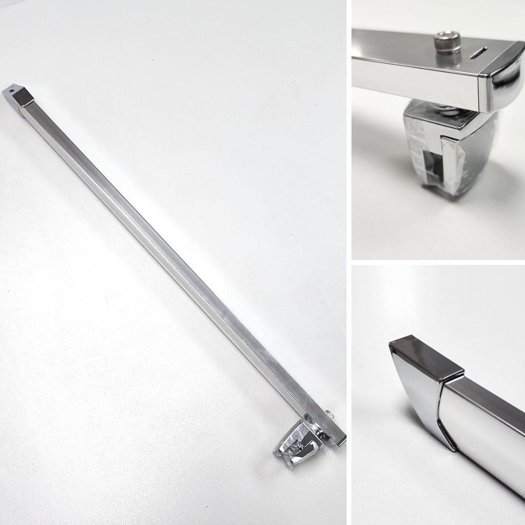 45 Degree 50cm Aluminium Transition Bar for Designa - Duscholux
